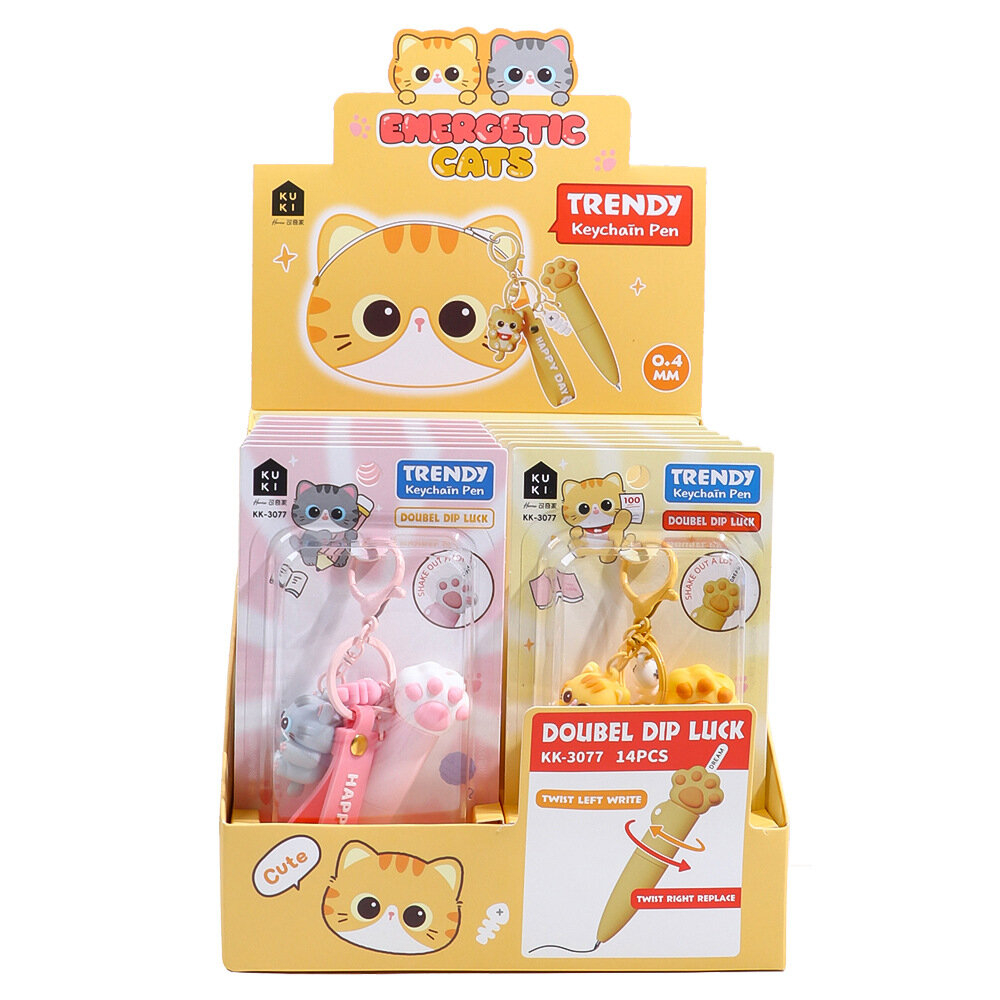Канцелярские принадлежности Keqi, модный игрушечный подвесной ручка, стресс-рельеф, милый креативный новый ручка-брелок, подвеска для рюкзака