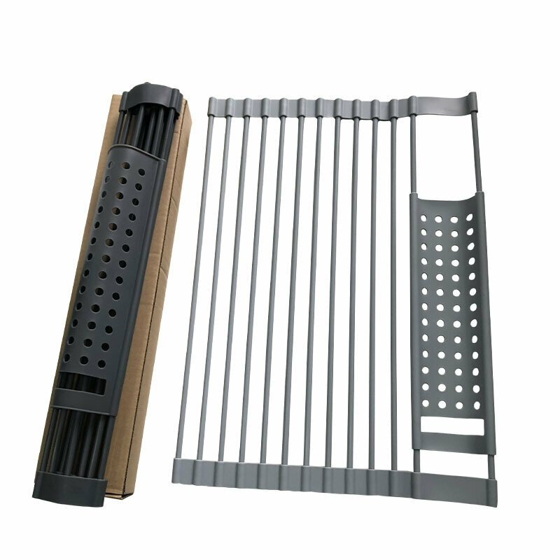 Силиконовая сушилка для кухни, складная сушилка для посуды, фильтр для воды, в наличии на складе