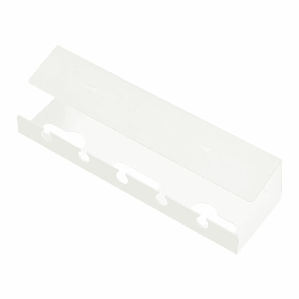 Аудио-Органайзер для розеток в стойке подключения кабеля под столом-белый