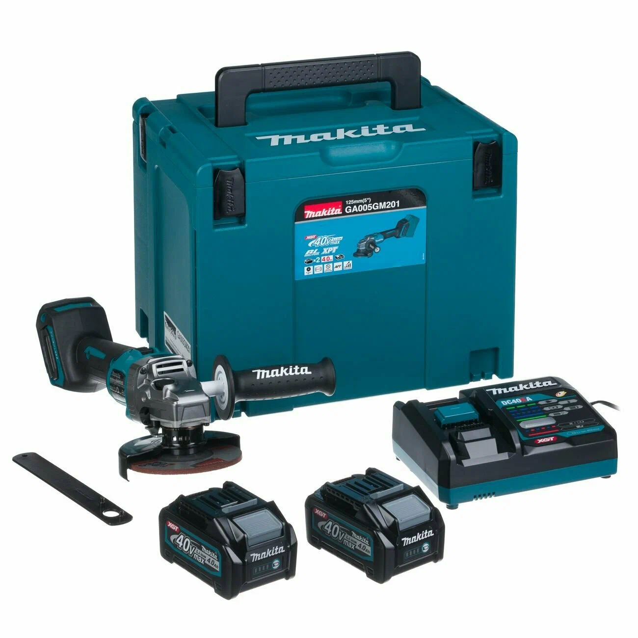 Аккумуляторная угловая шлифовальная машина УШМ Makita GA005GM201