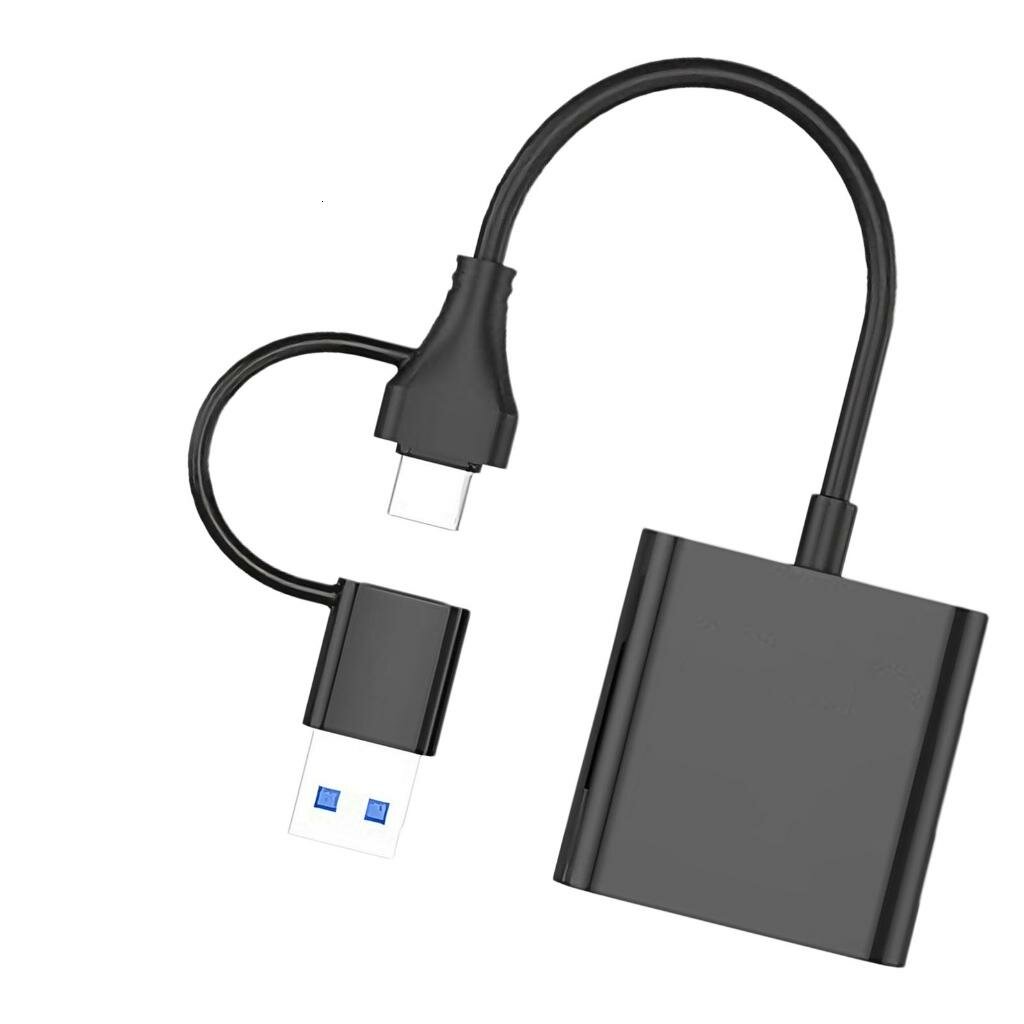 Алюминиевый кард-ридер USB 3.2 Gen 2