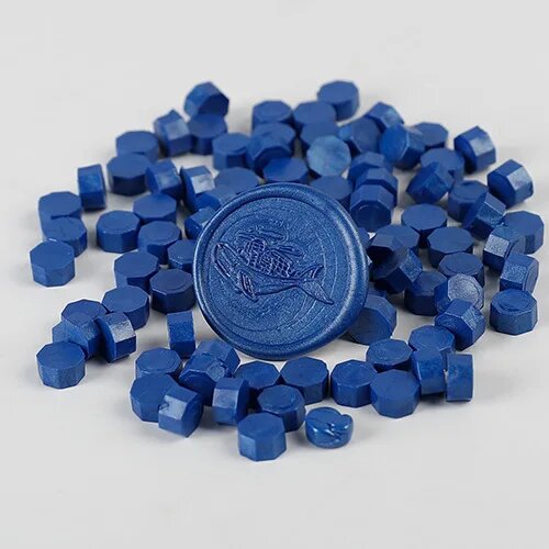 Восковые печати синие 100 шт, Color: 16