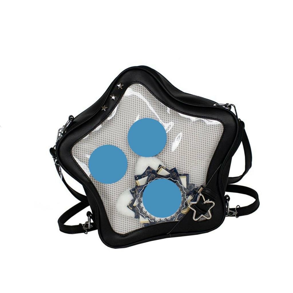 Ita Bag Рюкзак Сумка через плечо Kawaii Сумка для демонстрации булавок Сумки через плечо в форме звезды