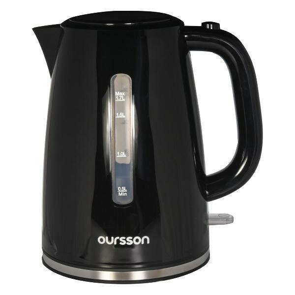 Электрочайник Oursson KE1714P/BL черный