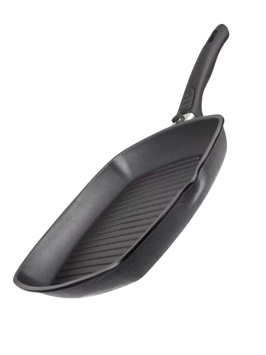 Rondell Сковорода гриль Escurion RDA-869 черный, 28см, без крышки