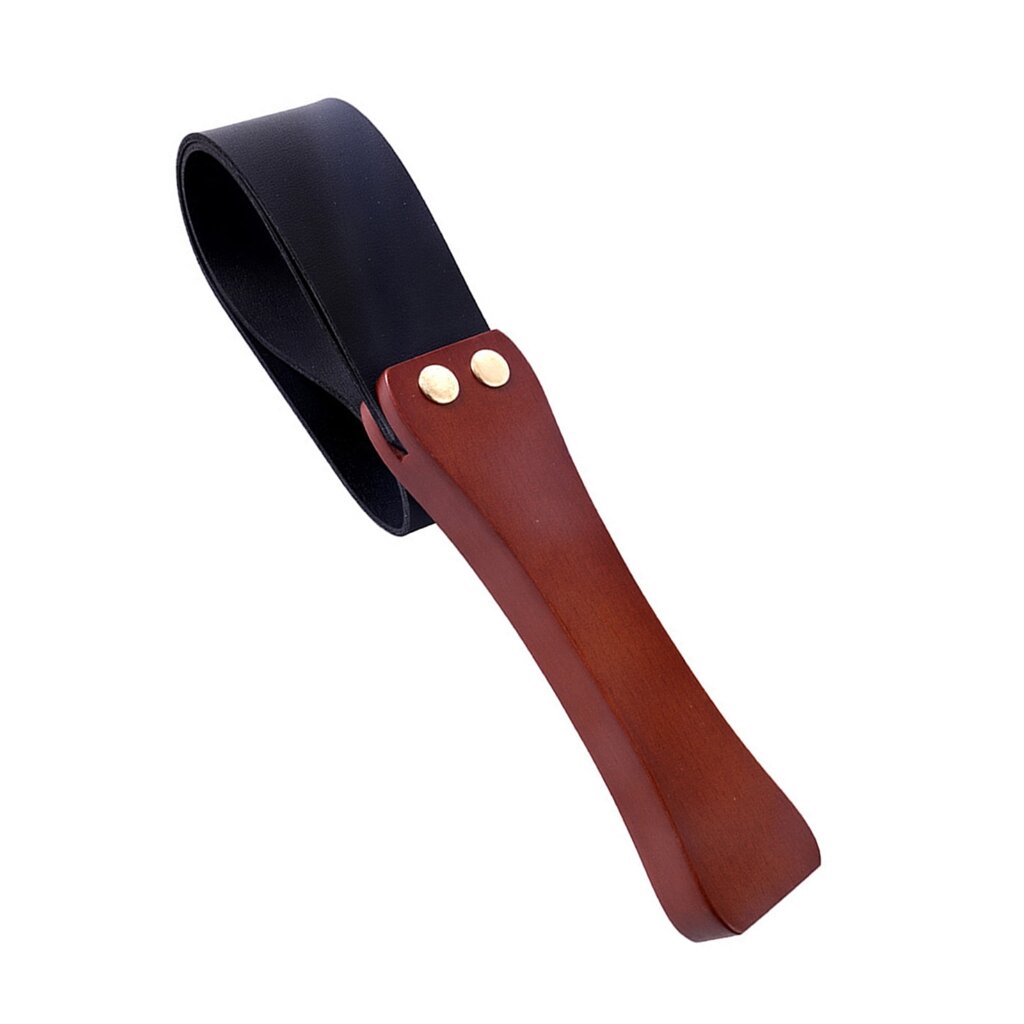 Шлепающий кнут для сексуальных игр, Секс-игрушка для взрослых с кожаной деревянной ручкой