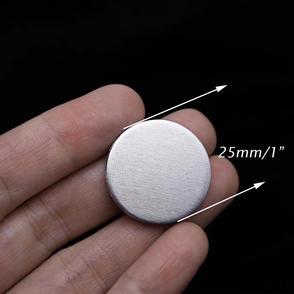 10 шт. алюминиевых дисков для ювелирных изделий и поделок 25mm