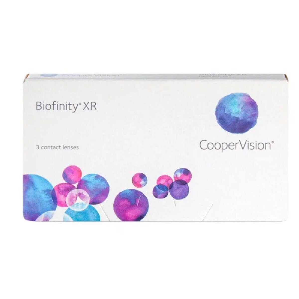 Контактные линзы CooperVision "Biofinity" XR, силикон-гидрогель, на месяц, 8.6, - 16.5