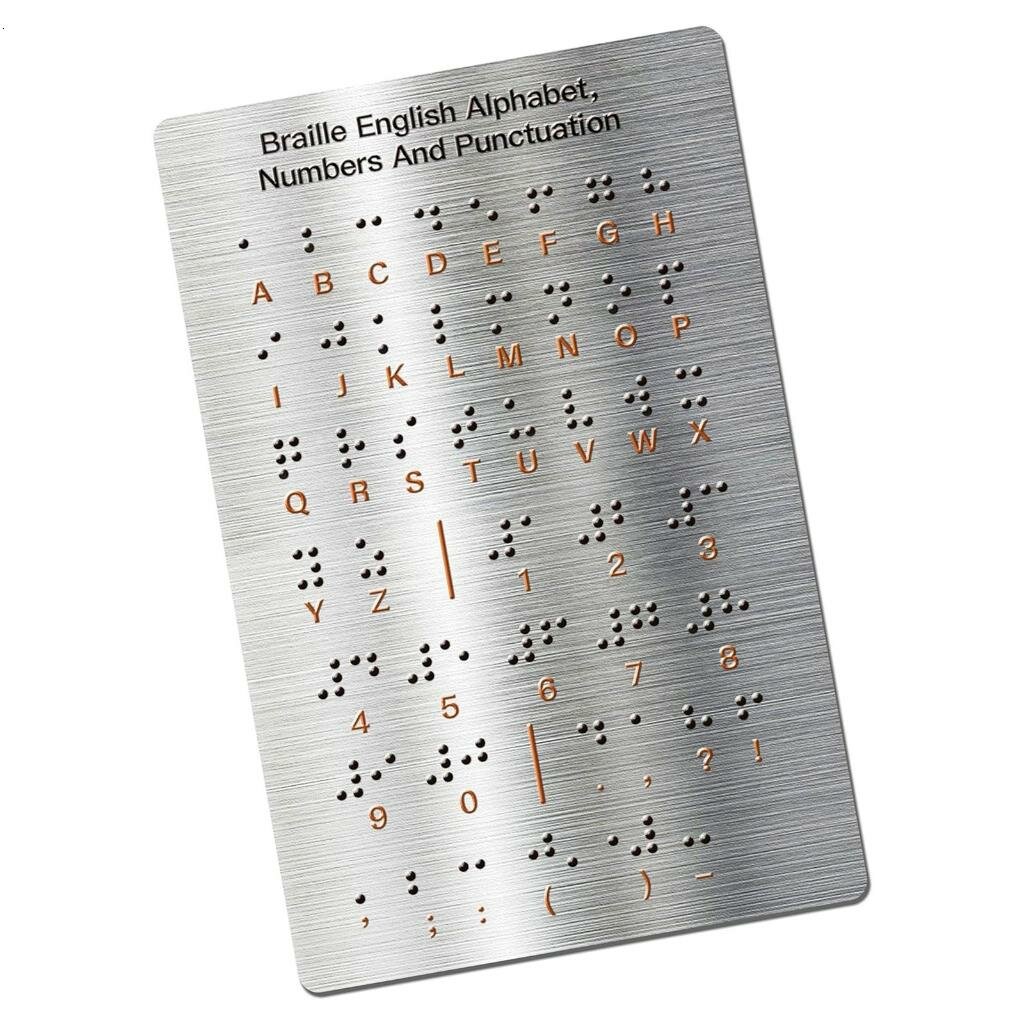 Обучающая доска для шрифта Брайля