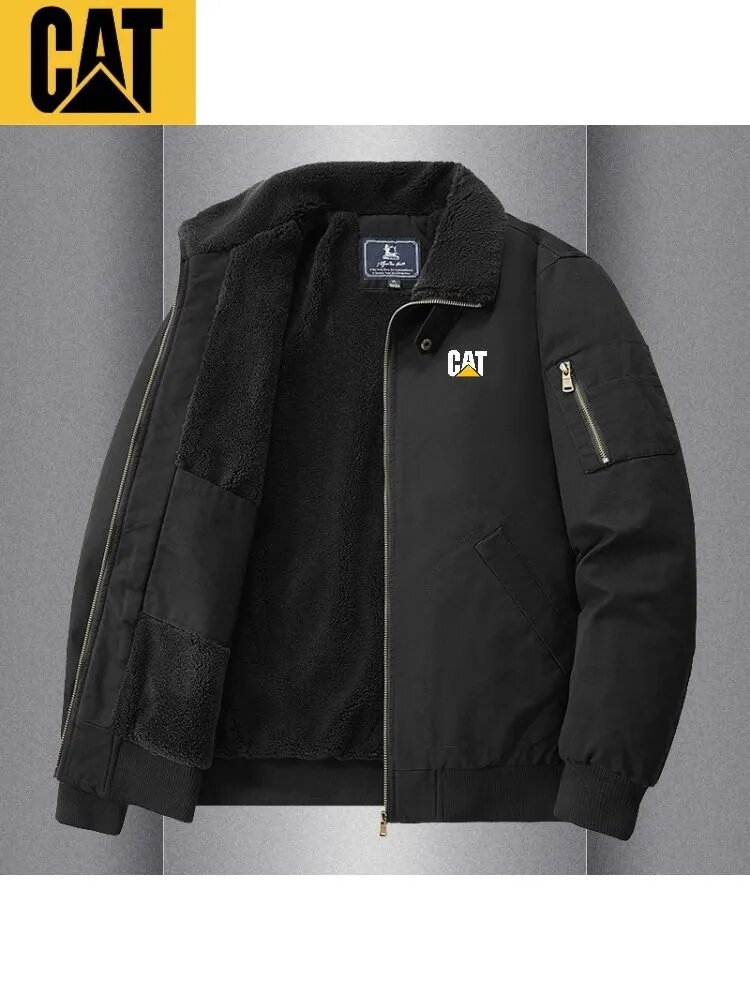 Куртка Caterpillar Мужская куртка-утепленная, свободный крой, отложной воротник, флисовая подкладка. Для активного отдыха и повседневной носки