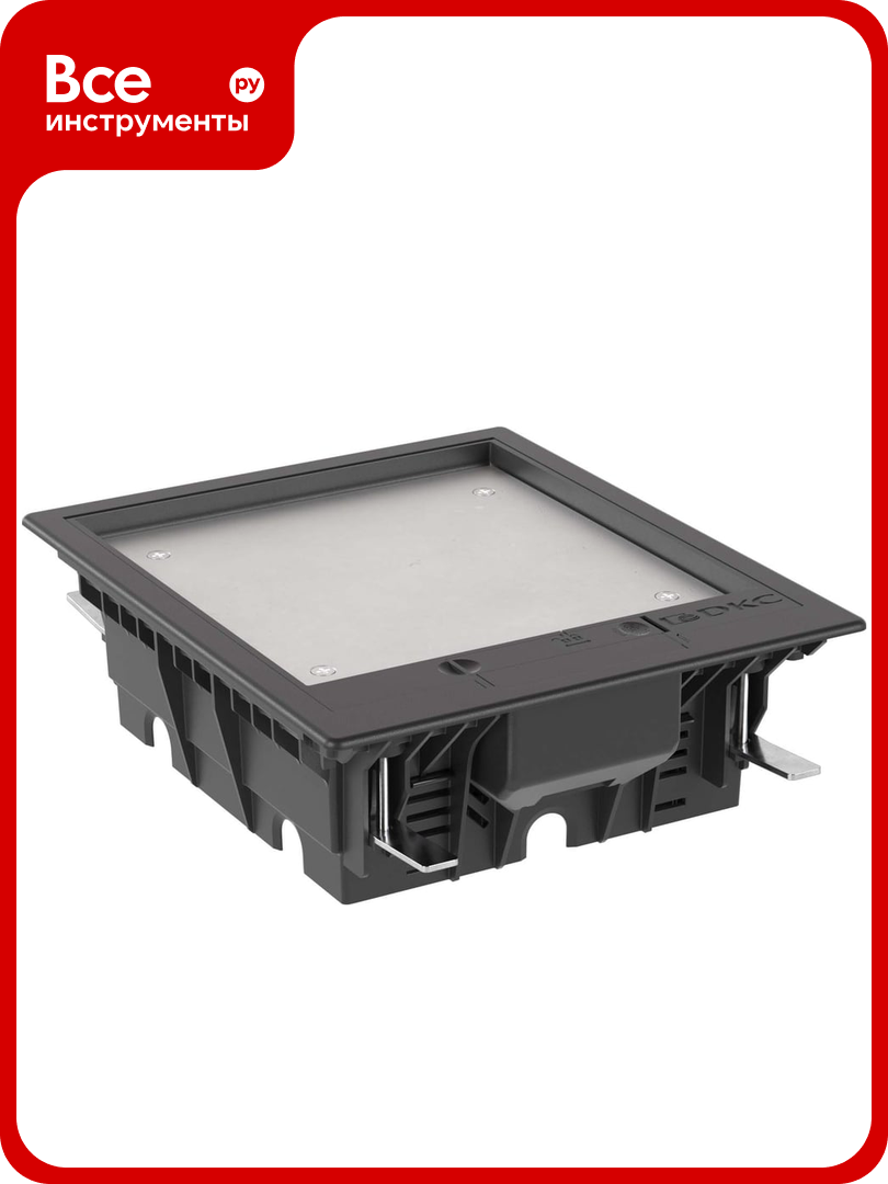 Лючок напольный DKC c изменяемой глубиной, 8 модулей 1 ШТ 88308