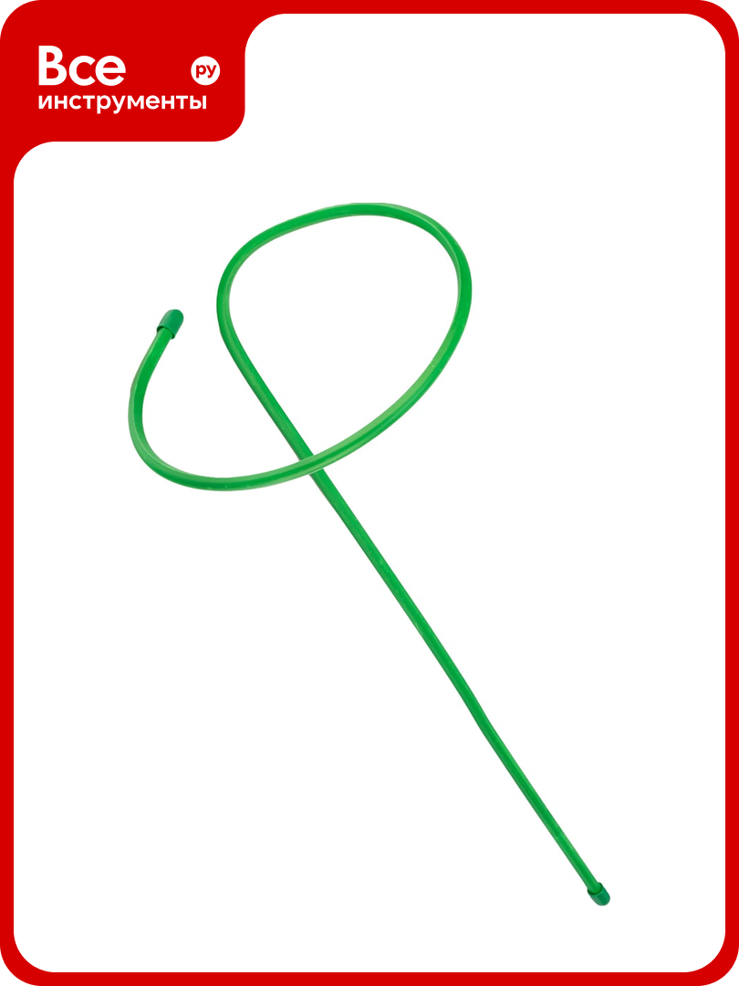 Опора для цветов, круглая, стальная, зеленая, неразборная конструкция, предназначена для поддержки растений и цветов