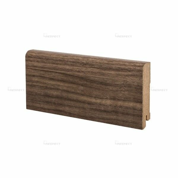 Плинтус Напольный МДФ Ликорн B202-21 Орех Светлый В80хТ16хД2050 мм DeArtio*