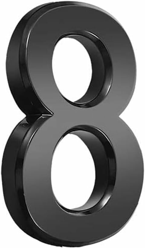 8 Самоклеящийся цифровой номер двери 7cm