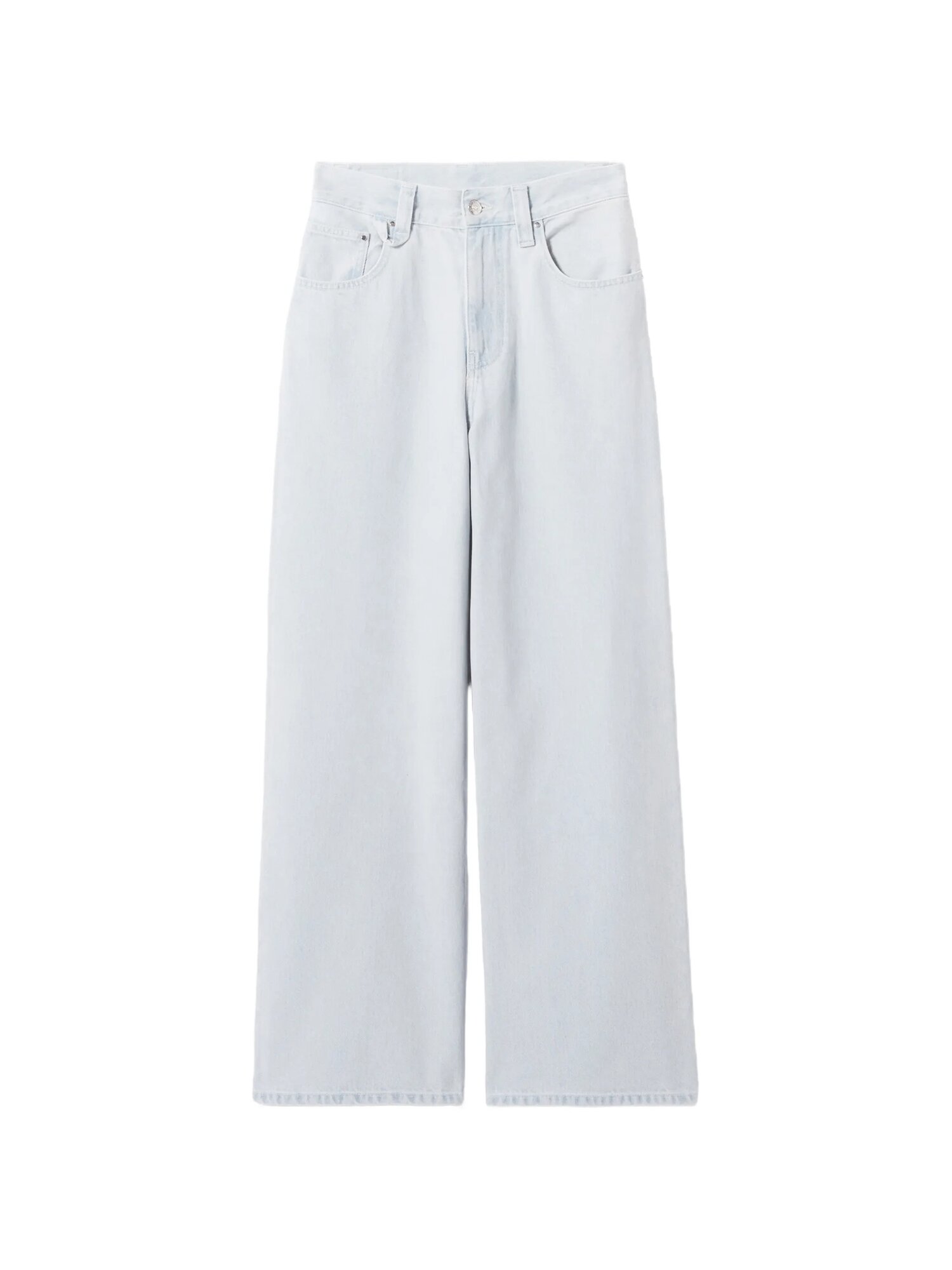 Джинсы Light blue wide-leg jeans 