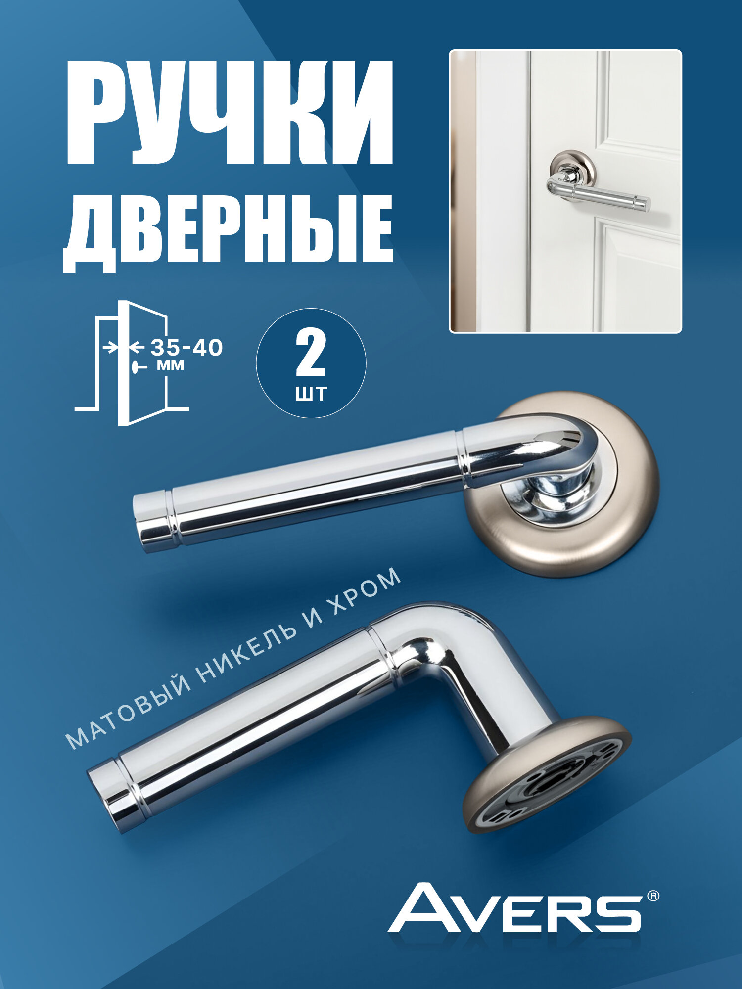 Дверная ручка межкомнатная