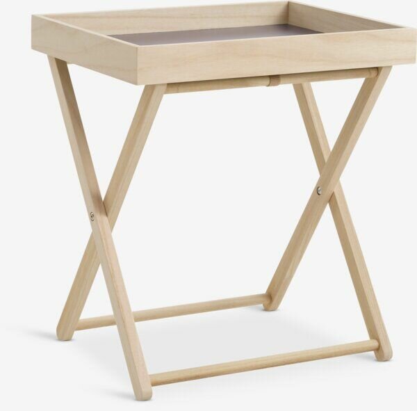 Журнальный столик складной двухсторонний Jysk SERUP светло-бежевый 40x52 см