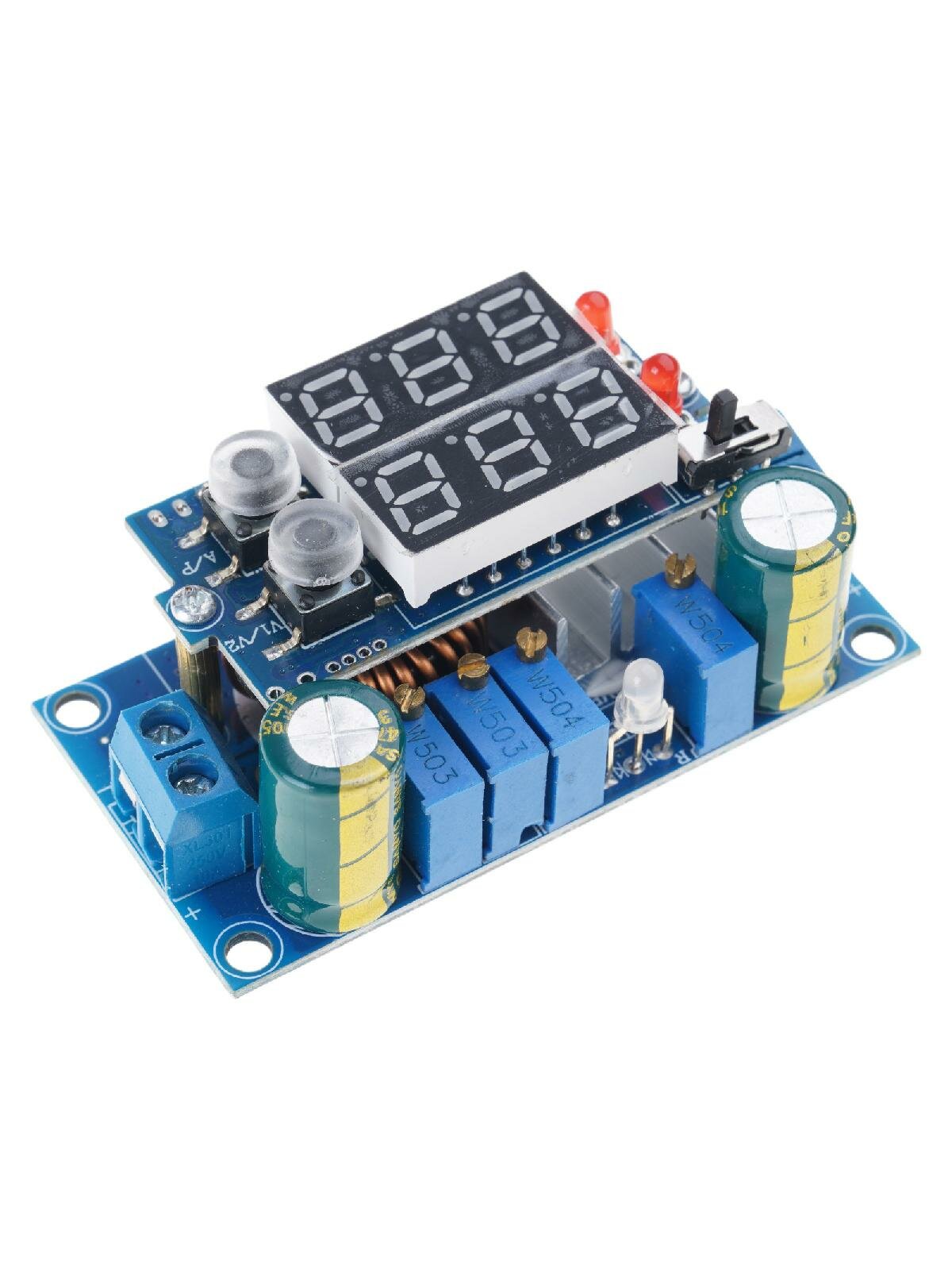 Понижающий модуль MPPT-контроллера 5A DCDC с цифровым дисплеем