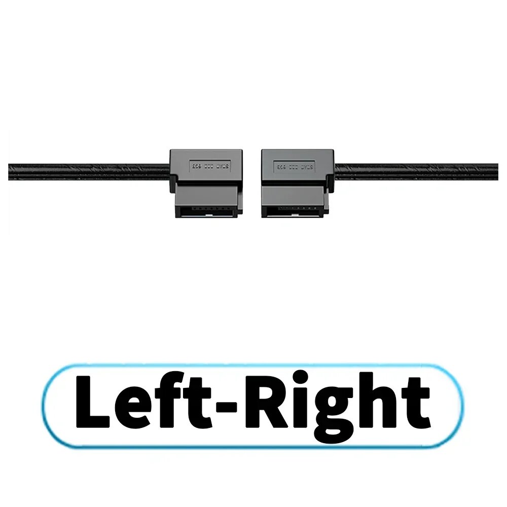 SPEEDIER Кабель SATA 3.0 для жесткого диска 50cm, LEFT-RIGHT