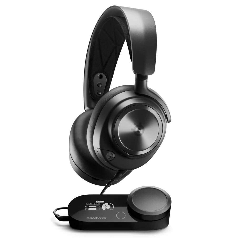 SteelSeries Наушники проводные с микрофоном Arctis Nova Pro + GameDAC, 3.5 мм, черный