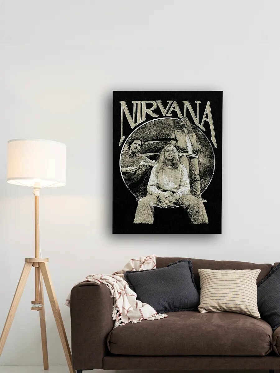 Постер на стену Nirvana, плакат 1шт, А3 размер. — фото 1