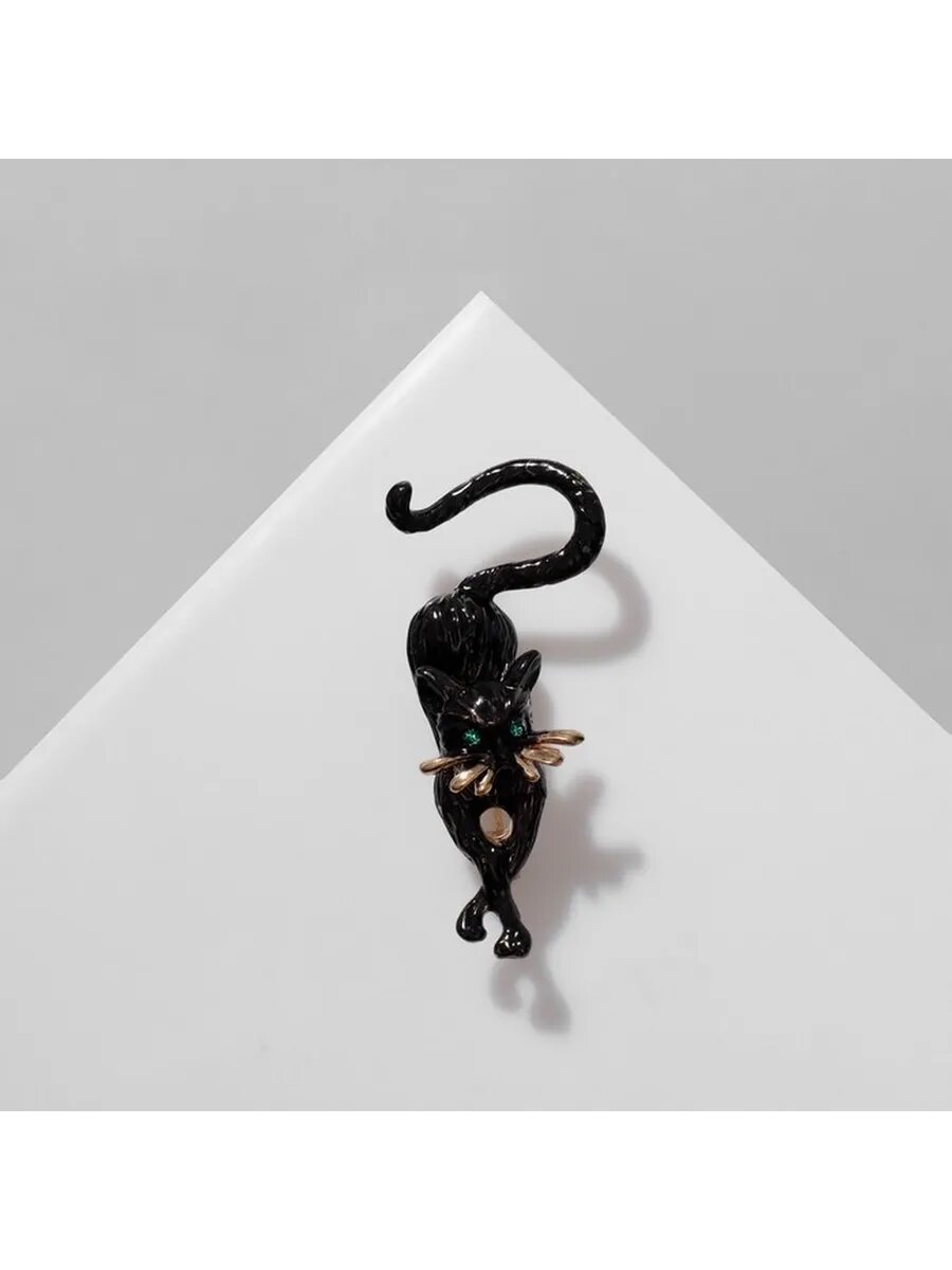 Брошь, эмаль, стразы