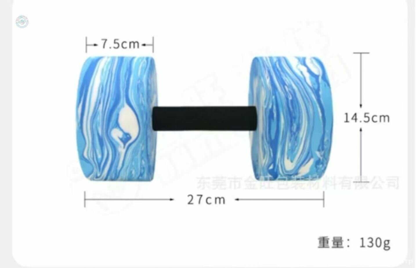 Эксклюзивные EVA гантели 2.5 кг для аквааэробики, гарантирующие комфортный хват и результативные занятия в бассейне