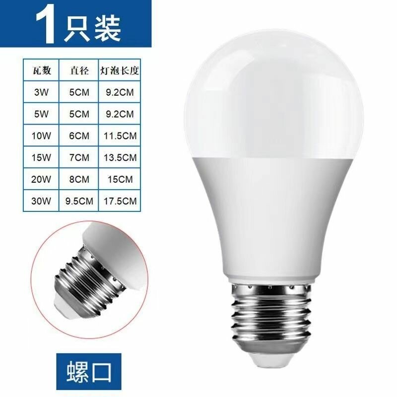 Высококачественные светодиодные лампочки, энергосберегающие, сверхъяркие, энергоэффективные, для домашнего освещения, лампочки с защитой для глаз, источник света для обогревателя в ванной, белый свет, теплый свет.