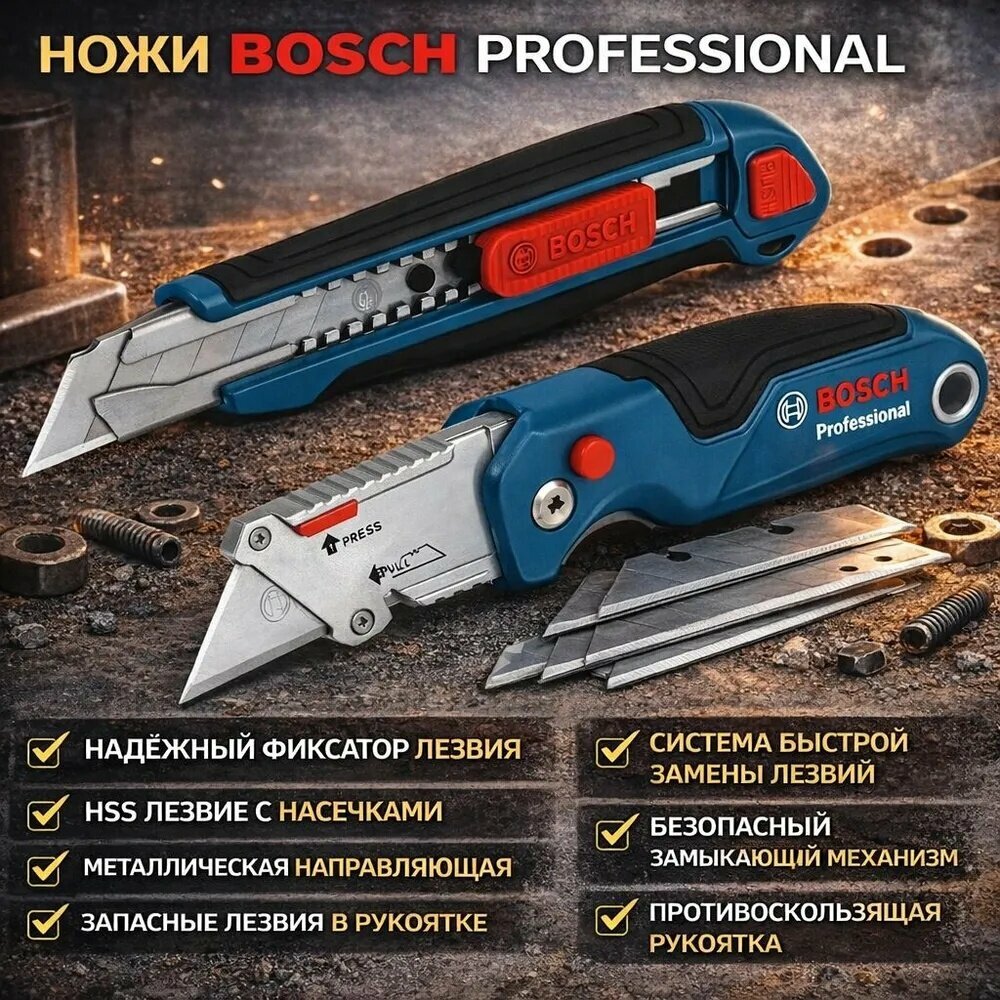Bosch 1600A016BM Набор из 2 ножей для макетов