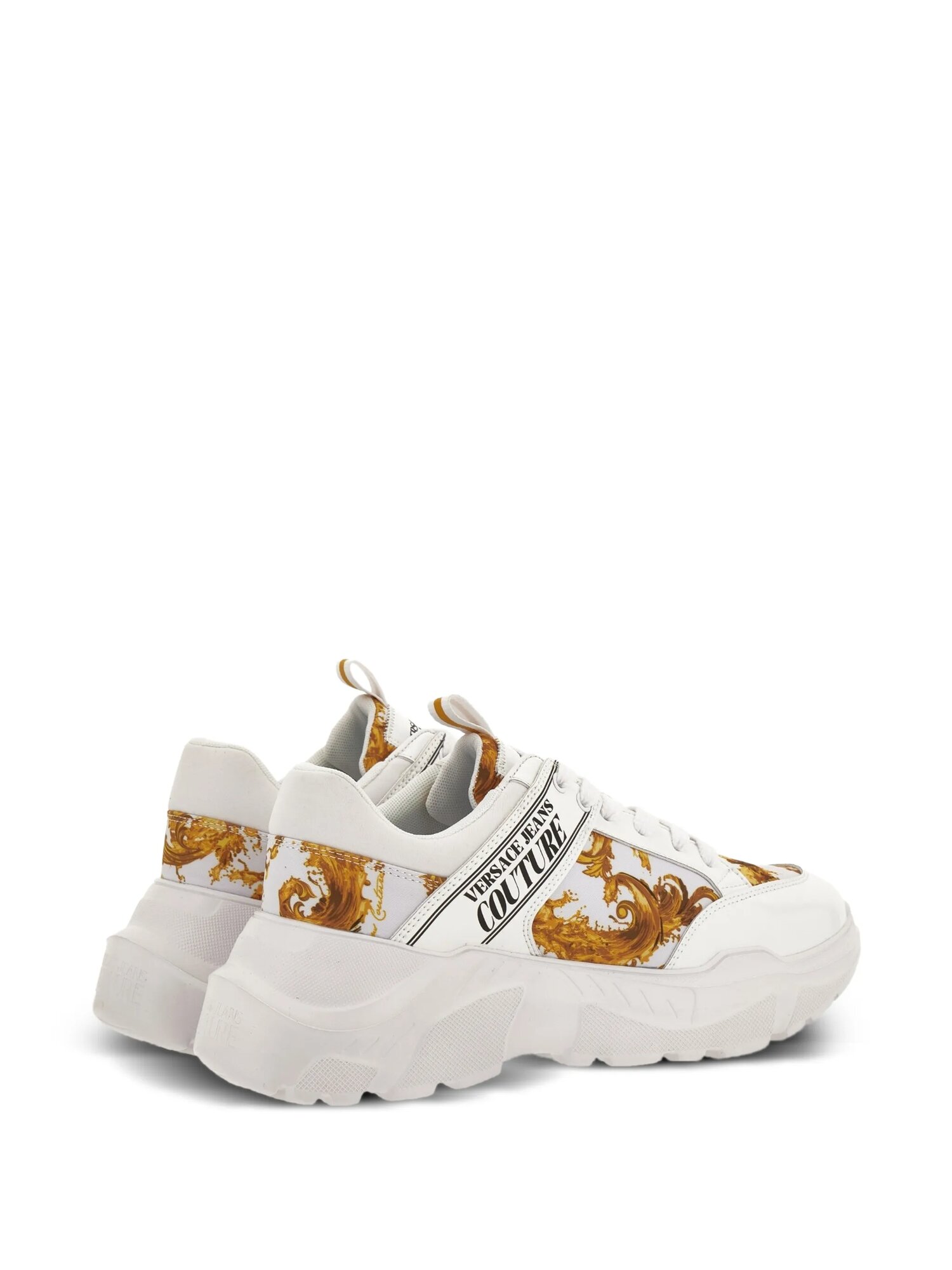 Кроссовки Versace Jeans Couture Speedtrack, размер 40, бежевый/белый — фото 1