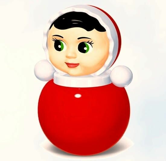 Неваляшка18 см , в коробке