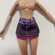 Кукольная юбка синяя для Barbie