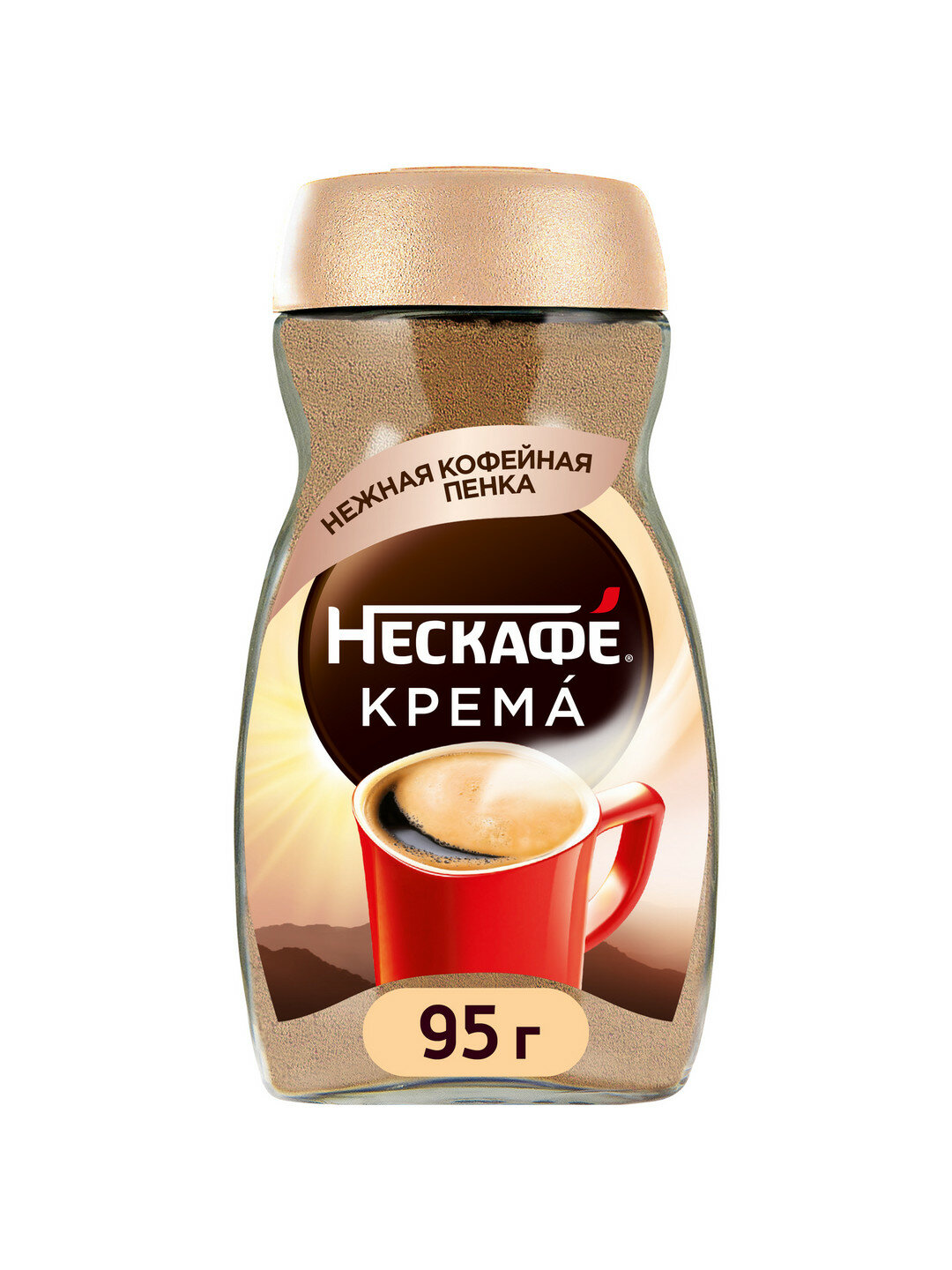 Кофе растворимый Nescafe Classic Crema, стеклянная банка, 95 г