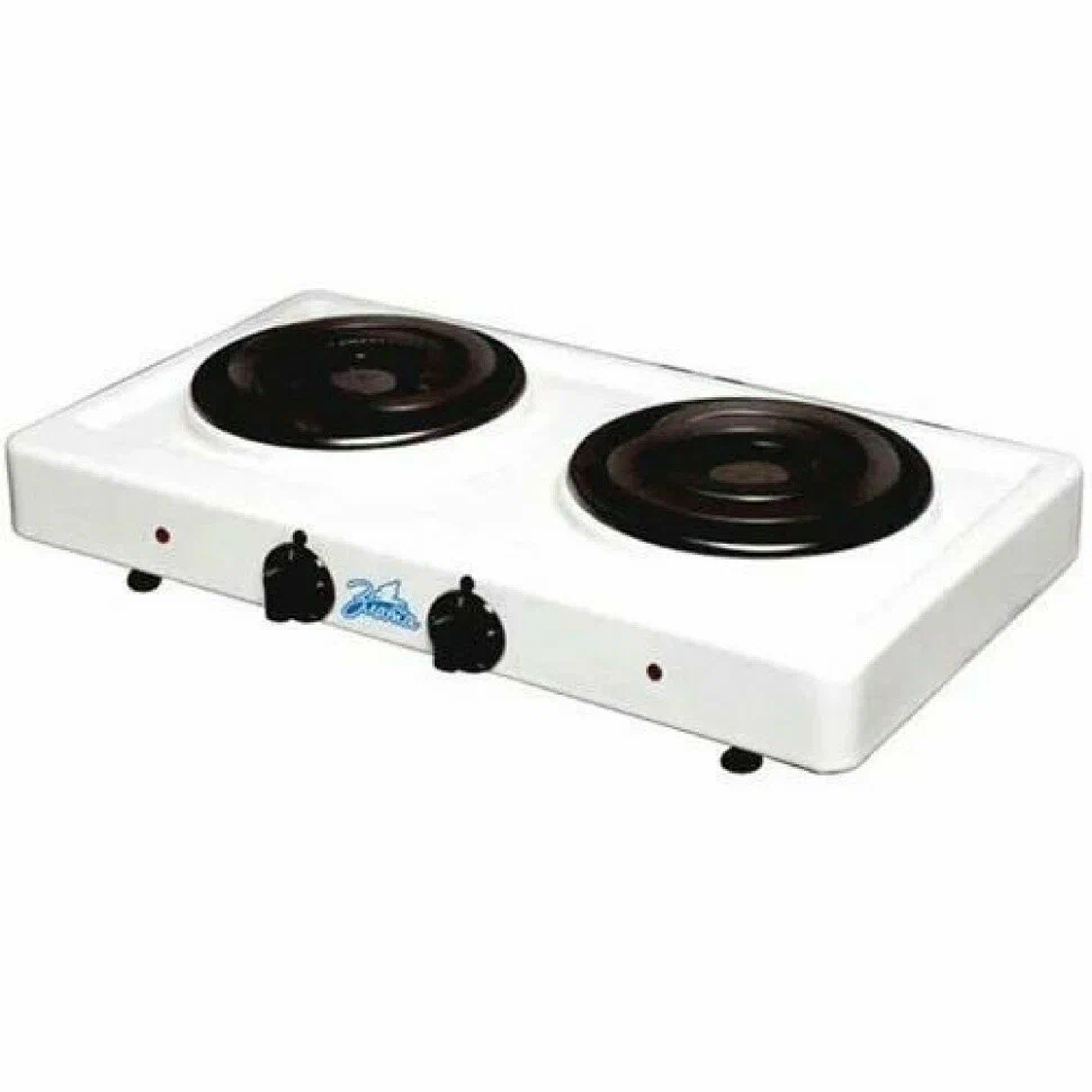 Злата 214 Т белая, электрическая, 2 комфорки, эмалированная сталь легкой чистки