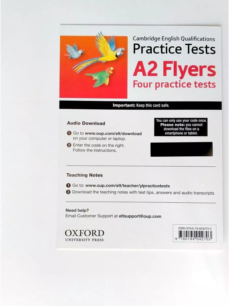 Young Learners Practice Tests A2 Flyers with Downloadable | Oxford University Press — фото 1