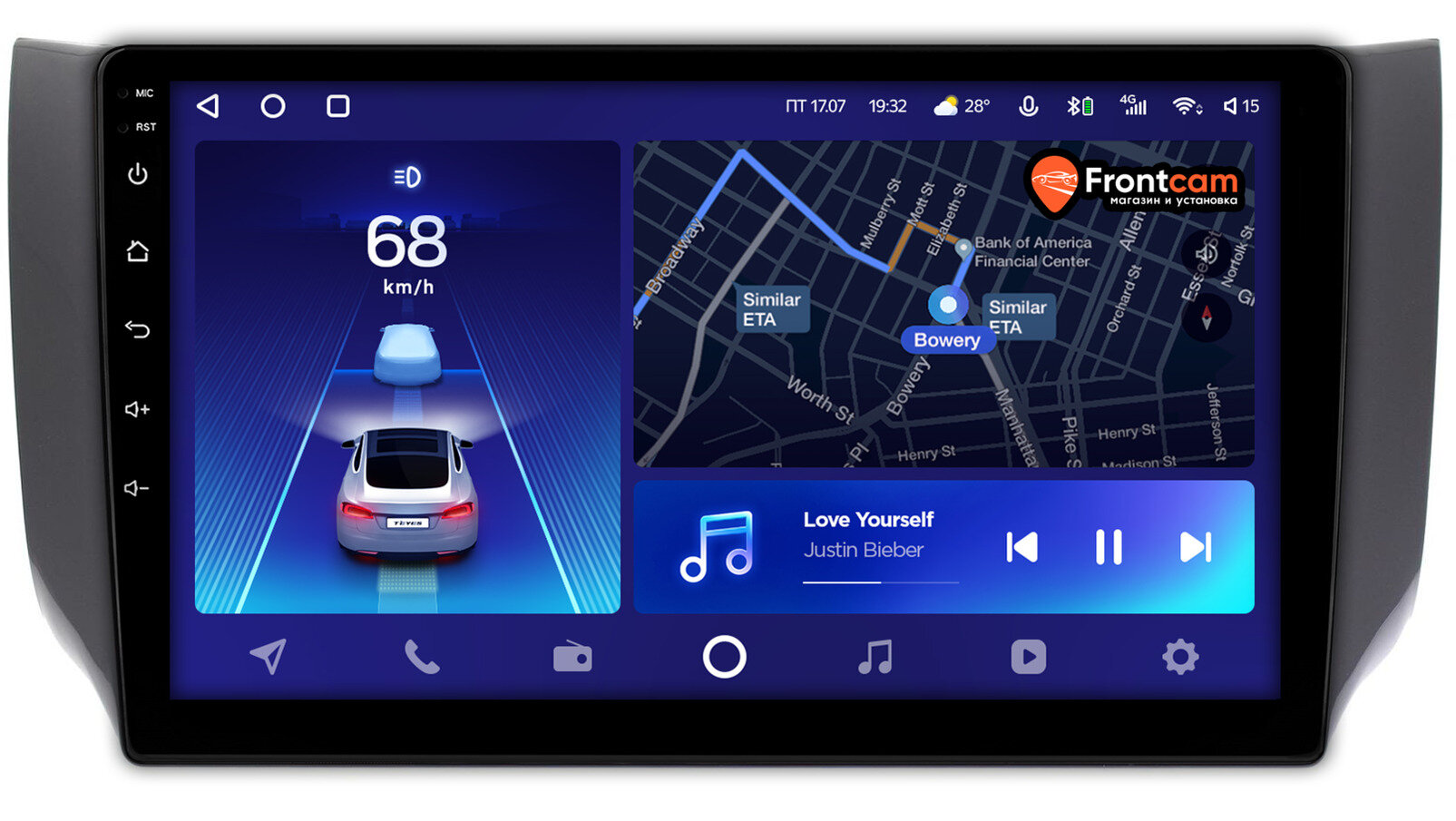 Штатная магнитола Teyes CC2 PLUS 6/128 10" RM-1046 Nissan Sentra 7 (B17), Tiida 2 2012-2019 (авто с Navi) Android 10 (4G-SIM, DSP, QLed)