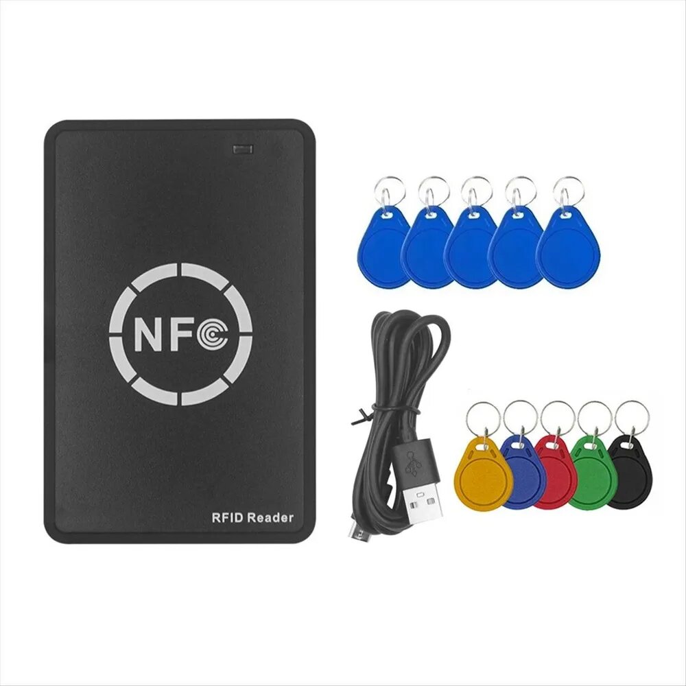Считыватель/Записывающий Смарт-Чип RFID NFC+Брелок-Дубликатор С 5XUID/CUID