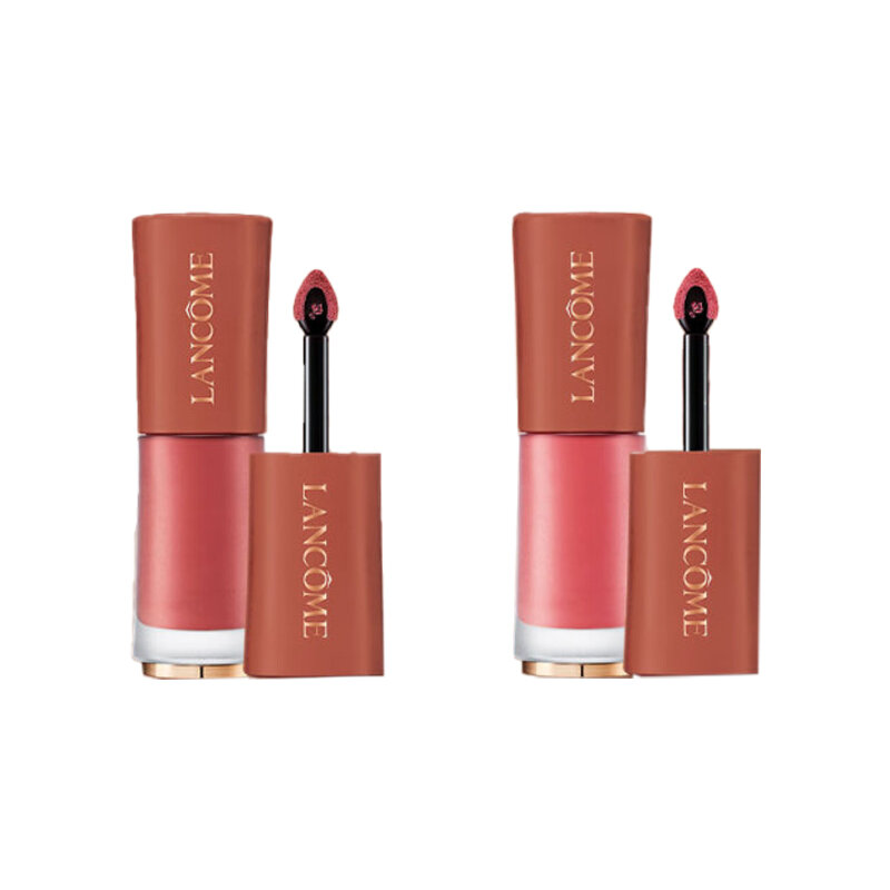 Жидкие помады женские LANCOME Pure Нюдовые, набор увлажняющих, легко растушевывается