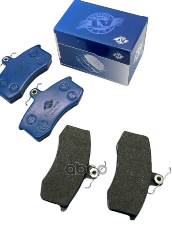 Колодки торм. диск. пер._ВАЗ 2108/2109/21099/SAMARA 97-, 2190/2191/GRANTA 11-, компл Auto Technologies Group AT 1090-008BP Au.