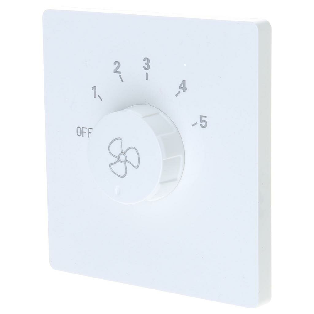 Регулятор скорости потолочного вентилятора 86 типа, 5-ступенчатая регулировка, настенный