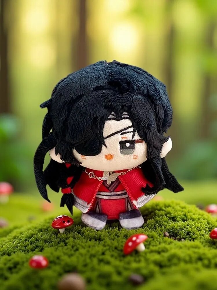 Аниме Мягкие Игрушки Благословение небожителей Хуа Чэн / Heaven Official Blessing Tian Guan Ci Fu Hua Cheng Плюшевая Кукла Игрушка 12CM