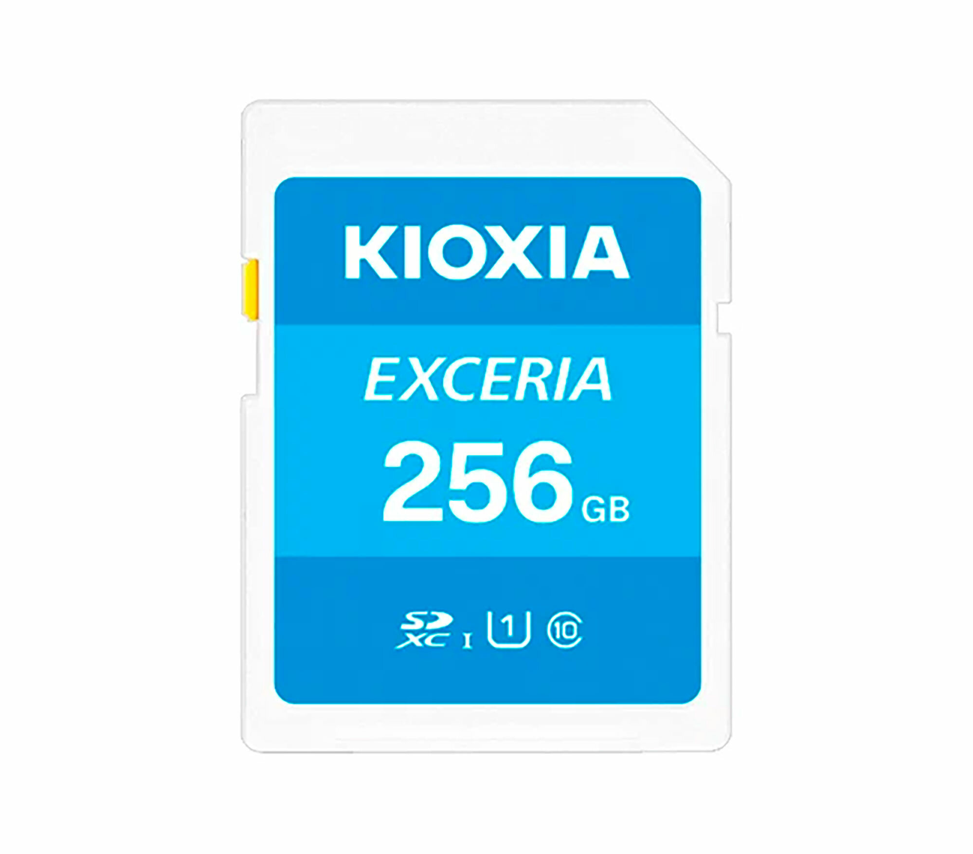 Карта памяти Kioxia SDXC 256GB Exceria UHS-I U1, скорость чтения до 100 МБ/с