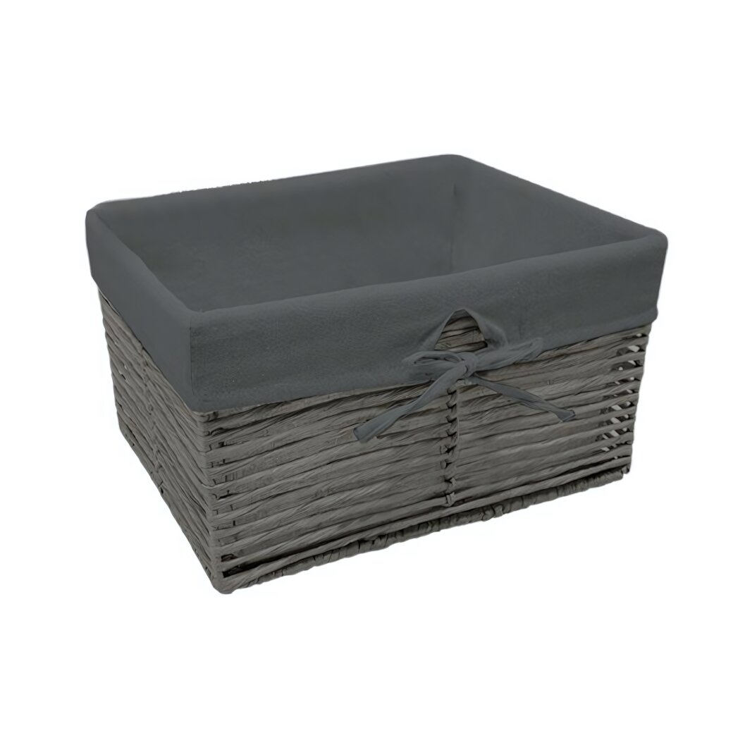 Корзина стеллажная "Пэйпер" (Paper), Д210 Ш160 В120, серый