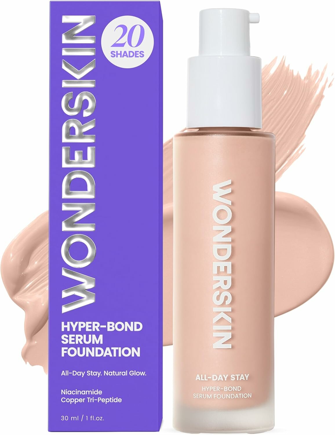 WONDERSKIN Тональная сыворотка Hyper Bond Serum Foundation 30 мл, оттенок Haze