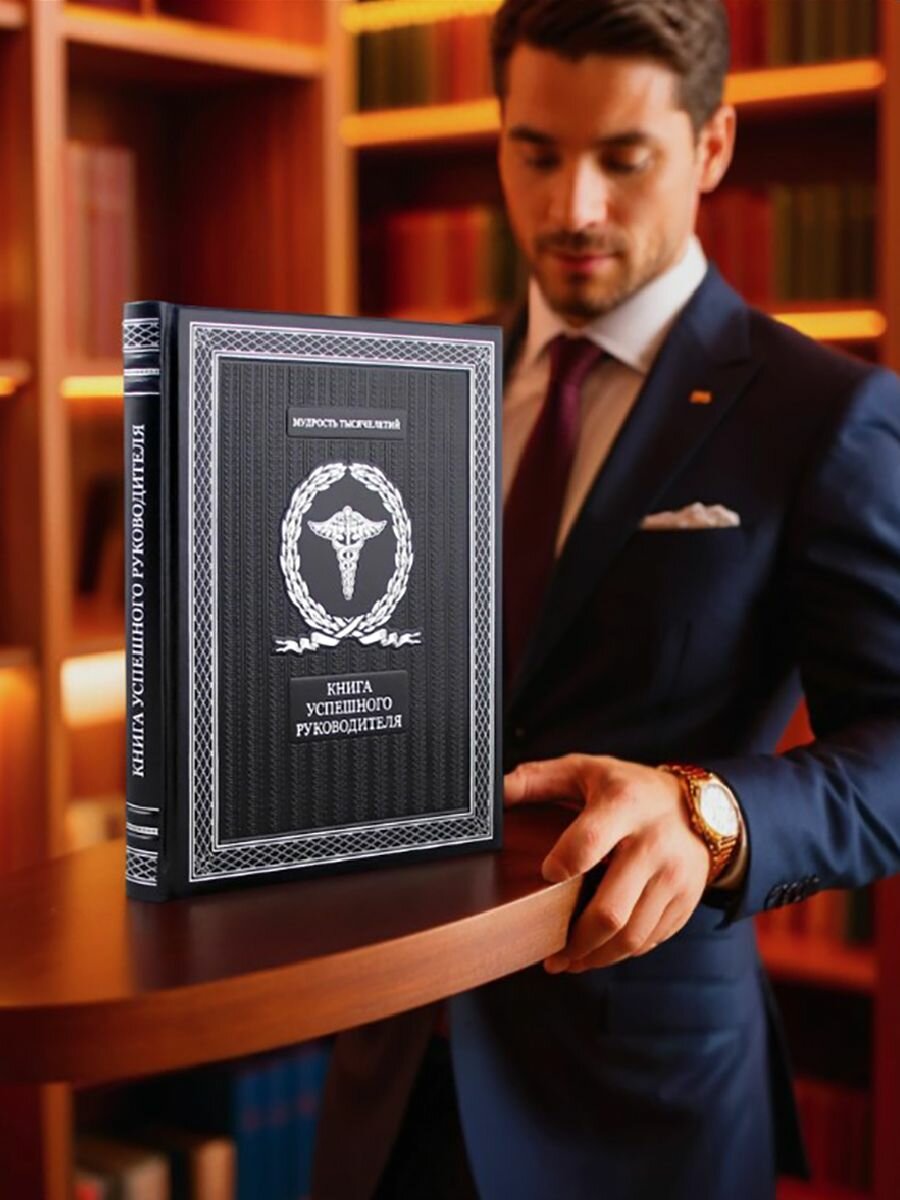 Книга успешного руководителя (подарочная книга в натуральной коже)