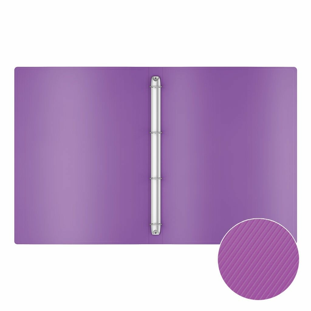 Папка ErichKrause Diagonal Vivid, А4, на кольцах, вместимость 150 л, пластик 1 шт