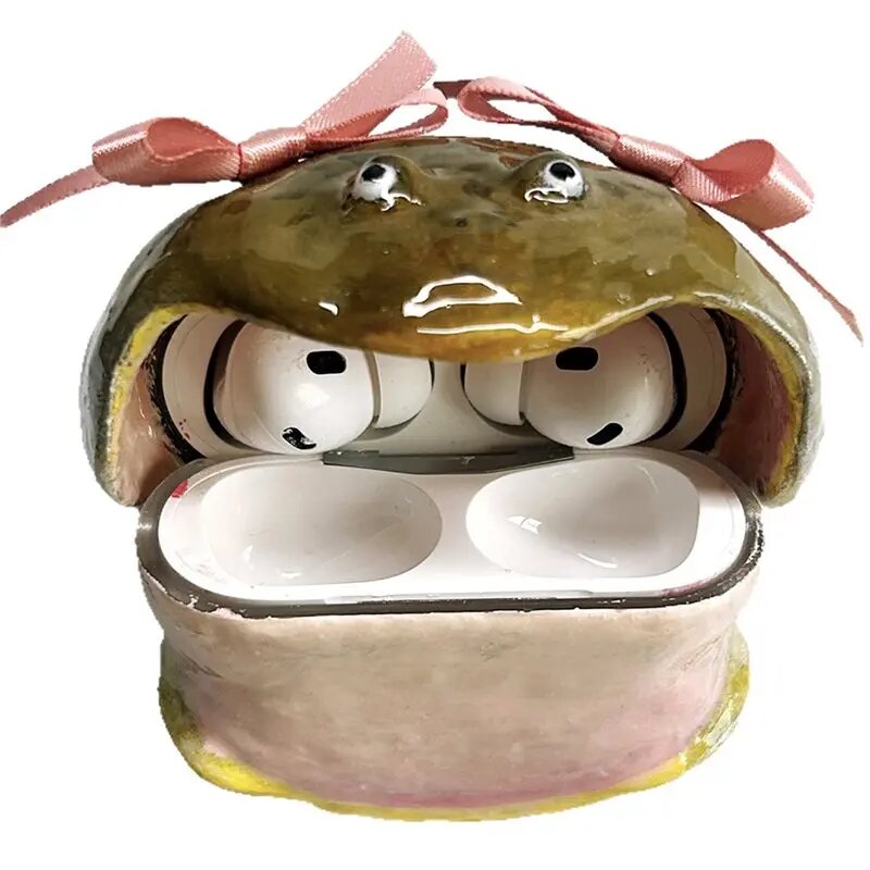 Чехол для наушников Pro 3 с лягушкой