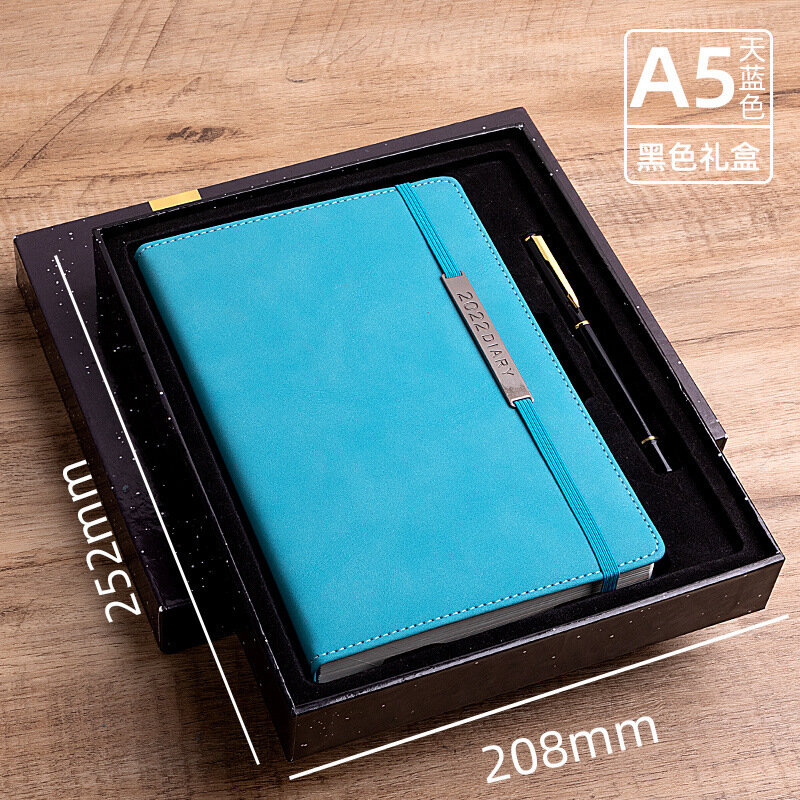 Настраиваемый ежедневник-планер с печатью логотипа, ремешком, расписанием и журналом событий, оптовая продажа ежедневников на 365 дней.