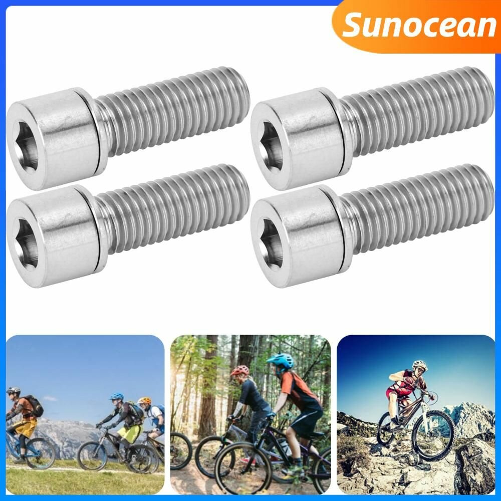 Болты на руль, прочные и легкие титановые болты для удобного хранения и транспортировки, для активных велосипедистов Титан