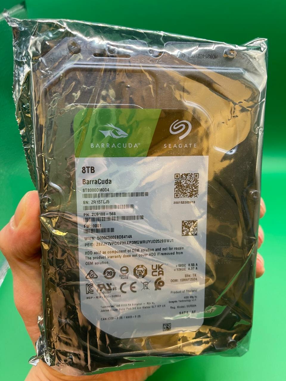 Жесткий диск Seagate Barracuda 8Tb ST8000DM004